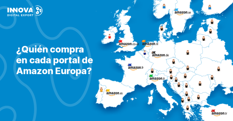 Localización de los almacenes de Amazon en Europa - Innova Digital Export